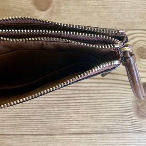 Coach | Bags | Vintage Coach Chocolate Brown Leather Wristlet | Poshmark